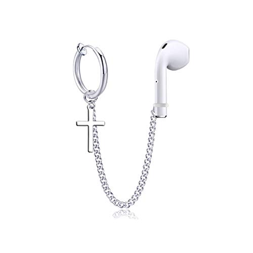 2pcs/pack anti Lost Earring for Earphone Creative Earring Strap Wireless Earhooks Earbuds Earphone Holder Connector (No Need Earhole)