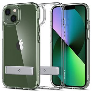 spigen ultra hybrid s [anti-yellowing technology] designed for iphone 13 case (2021) - crystal clear