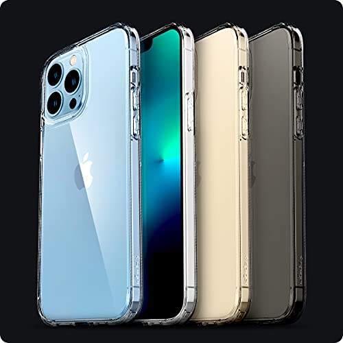 Spigen Ultra Hybrid [Anti-Yellowing Technology] Designed for iPhone 13 Pro Max Case (2021) - Crystal Clear