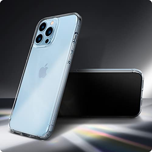 Spigen Ultra Hybrid [Anti-Yellowing Technology] Designed for iPhone 13 Pro Max Case (2021) - Crystal Clear