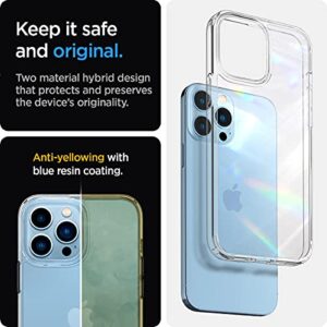 Spigen Ultra Hybrid [Anti-Yellowing Technology] Designed for iPhone 13 Pro Max Case (2021) - Crystal Clear