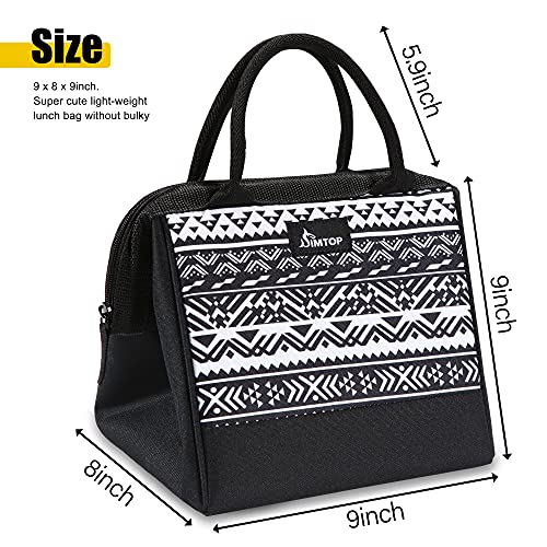 Lunch Bag for Women wide open Men Insulated Lunch Box for Adult Reusable Lunch Tote Bag for Work, Picnic, School or Travel