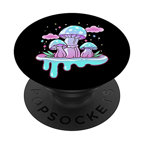 Pastel Goth Kawaii Mushrooms PopSockets PopGrip: Swappable Grip for Phones & Tablets