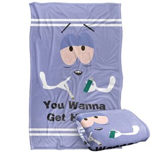 south park towelie wanna get high silky touch super soft throw blanket 36" x 58"