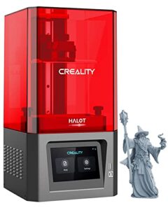 creality official halot-one (cl-60) resin 3d printer with precise intergral light source, wifi control and fast printing,dual cooling & filtering system, assembled out of the box