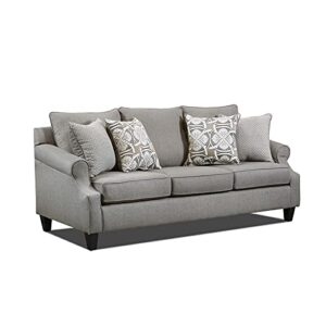 Behold Home Havenwood Sofa with Accent Pillows in Gray