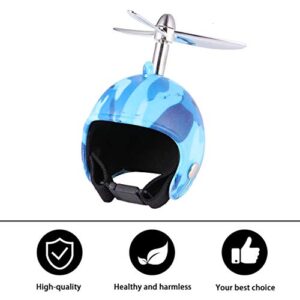 POPETPOP Chicken Helmet- Bird Toy Head Protection Helmet Bird Hat Headwear Suitable for Parrot Small Hens, Ducks and Other Poultry Funny Pet Safety Helmet Costumes Accessories