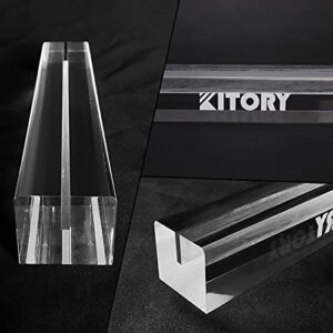 Square Cleaver Knife Block, Knife Stand/Holder especialy for Square Cleaver Knife Display or Exhibition - Elegant Transparent Acrylic, From Kitory