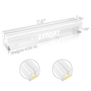 Square Cleaver Knife Block, Knife Stand/Holder especialy for Square Cleaver Knife Display or Exhibition - Elegant Transparent Acrylic, From Kitory