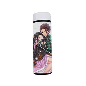 supersilk 17oz anime insulated cup cartoon water coffee bottle, 500ml