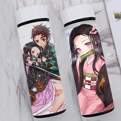 SuperSilk 17oz Anime Insulated Cup Cartoon Water Coffee Bottle, 500ml