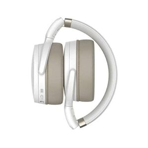 Sennheiser HD 450BT Bluetooth 5.0 Wireless Headphone with Active Noise Cancellation - 30-Hour Battery Life, USB-C Fast Charging, Virtual Assistant Button, Foldable - White (Renewed)