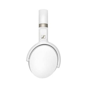 Sennheiser HD 450BT Bluetooth 5.0 Wireless Headphone with Active Noise Cancellation - 30-Hour Battery Life, USB-C Fast Charging, Virtual Assistant Button, Foldable - White (Renewed)