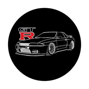 JDM CAR line art R32 PopSockets PopGrip: Swappable Grip for Phones & Tablets