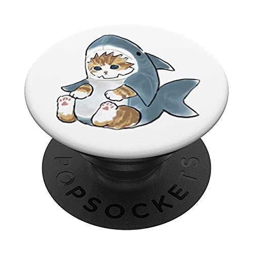 My cat is a shark PopSockets PopGrip: Swappable Grip for Phones & Tablets