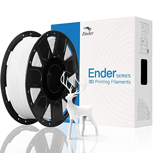 Official Creality 3D Printer Filament, Ender PLA Filament 1.75mm No-Tangling, Strong Bonding and Overhang Performance Dimensional Accuracy +/-0.02mm, 2.2lbs/Spool