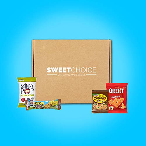 Snack box Care Package (150) Variety Snacks Gift Box Bulk Snacks - College Students, Military, Work or Home - Over 9 Pounds of Snacks! Snack Box Fathers gift basket gifts for men