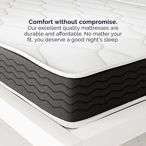 Signature Sleep Italian Made Vitality 8" Independently Encased Coil with Charcoal Infused Memory Foam Hybrid Mattress, Full Size