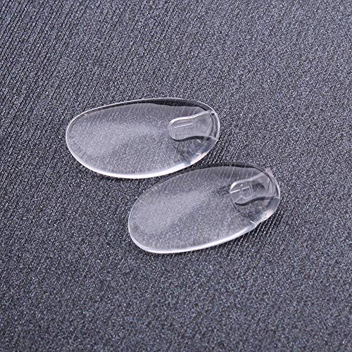 BEHLINE Eyeglass Nose Pads Replacement for Silhouette Frameless Glasses Eye Glasses and Eyewear Frames,Soft Silicone Plug in Eye Glasses Parts Push in Nose Piece,Clear Repair Kit