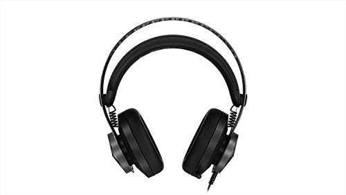 Lenovo Legion H500 PRO 7.1 Surround Sound Gaming Headset, Noise-Cancelling Mic, Memory Foam & PU Leather Earcups, Stainless Steel Headband, PC, PS4, Xbox One, Nintendo Switch, GXD0T69864, Black