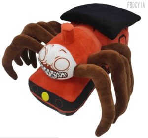 fbdcyia choo choo charles plush toy,8.7inch charles spider train doll,gift for kids fans,choo choo train toy spider stuffed animal (red style 1)