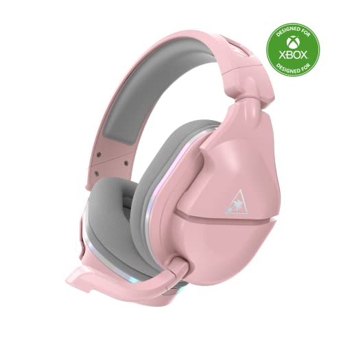 Turtle Beach Stealth 600 Gen 2 MAX Wireless Multiplatform Amplified Gaming Headset for Xbox Series X|S, Xbox One, PS5, PS4, Nintendo Switch, PC, and Mac with 48+ Hour Battery – Pink