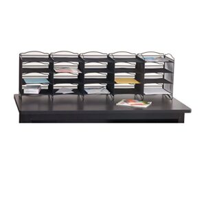 safco products literature organizer desktop shelf (7770bl)