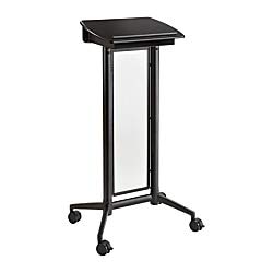 safco products 8912bl impromptu lectern, black