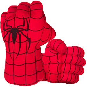 superhero gloves superhero toy hands kids soft plush superhero gloves cosplay for boy girl christmas halloween birthday gift