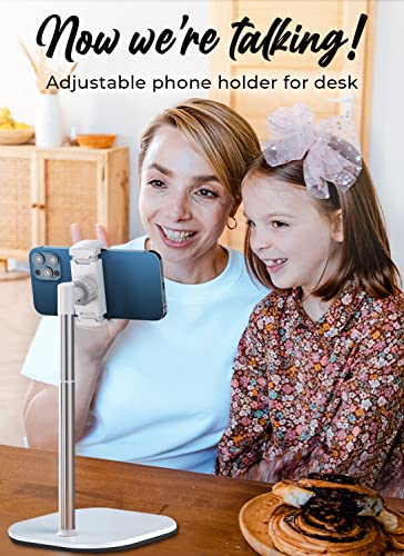 Cooper ChatStand, Height Adjustable Cell Phone Stand for Desk | Cell Phone Holder, Desk Phone Stand for Recording, iPhone Stand for Desk Accessories, iPhone Holder for Desk, Phone Holder Stand Office