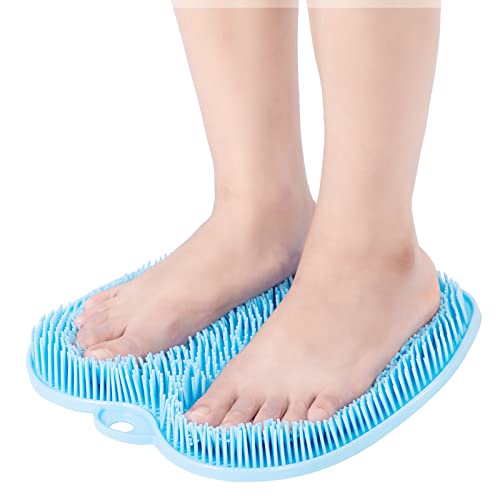 HONYIN Foot Scrubber for Use in Shower, XL Size Larger Shower Foot Scrubber Mat with Non-Slip Suction Cups- Cleans, Exfoliates & Massages Your Feet, Improve Circulation & Soothe Achy Feet