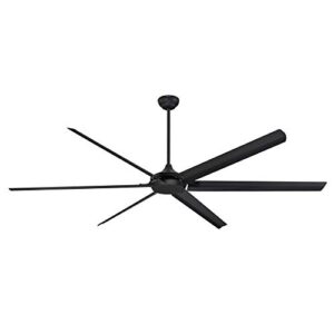 westinghouse lighting 7224800 widespan industrial ceiling fan with remote, 100 inch, matte black