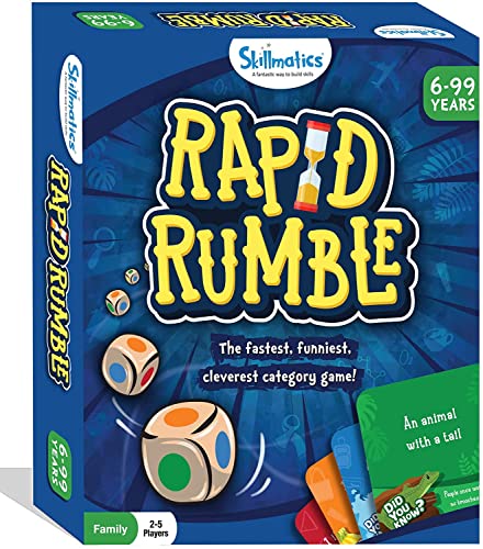 Skillmatics Board Game - Rapid Rumble, Educational and Clever Category Game, Gifts for Kids, Teens & Adults