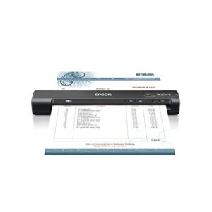 epson workforce es-65wr wireless portable sheet-fed document scanner with premium accounting features for pc and mac