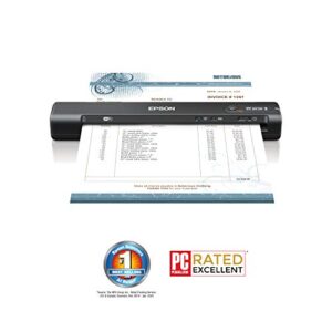 Epson Workforce ES-65WR Wireless Portable Sheet-fed Document Scanner with Premium Accounting Features for PC and Mac