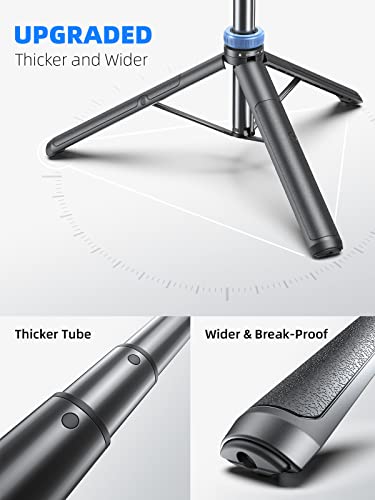 [Newest] 62" Selfie Stick Tripod with Remote - Kaiess Tripod for iPhone, High Strength Legs & Extendable Tube Tripod Stand, Fit for iPhone 14 Pro Max/14 Pro/13 Pro Max/Samsung S22/Camera/GoPro