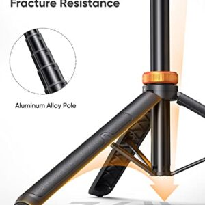 Newest 62" Phone Tripod, EUCOS Selfie Stick Tripod with Remote, Upgraded iPhone Tripod Stand & Travel Tripod, Solidest Cell Phone Tripod Compatible with iPhone 14/13/12 Pro Max/Samsung/GoPro/DJI