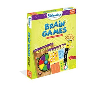 Skillmatics Educational Game - Brain Games, Reusable Activity Mats with Dry Erase Marker, Gifts, Travel Toy, Ages 6 and Up