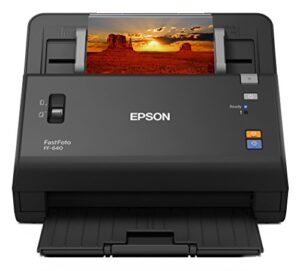 epson fastfoto ff-640 high-speed photo scanning system with auto photo feeder