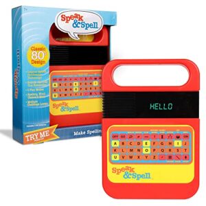 basic fun speak & spell electronic game,7-18 years