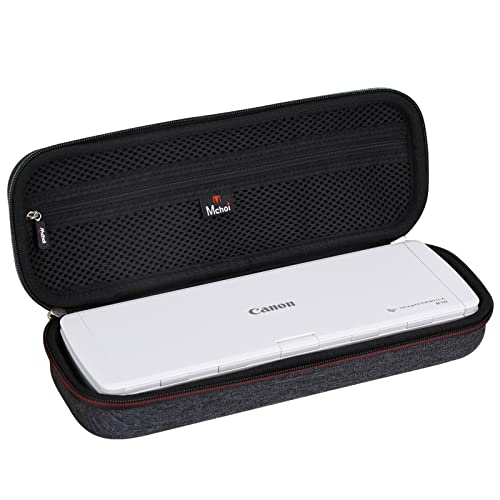 Mchoi Hard EVA Travel Case Fits for Canon imageFORMULA R10 / P-215II Portable Document Scanner,CASE ONLY