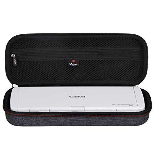 Mchoi Hard EVA Travel Case Fits for Canon imageFORMULA R10 / P-215II Portable Document Scanner,CASE ONLY