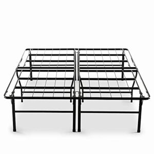 ZINUS SmartBase Heavy Duty Mattress Foundation / 18 Inch Metal Platform Bed Frame / No Box Spring Needed / Sturdy Steel Frame / Underbed Storage, Queen