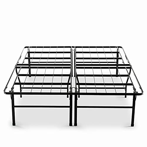 ZINUS SmartBase Heavy Duty Mattress Foundation / 18 Inch Metal Platform Bed Frame / No Box Spring Needed / Sturdy Steel Frame / Underbed Storage, Queen