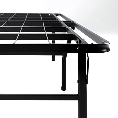 ZINUS SmartBase Heavy Duty Mattress Foundation / 18 Inch Metal Platform Bed Frame / No Box Spring Needed / Sturdy Steel Frame / Underbed Storage, Queen