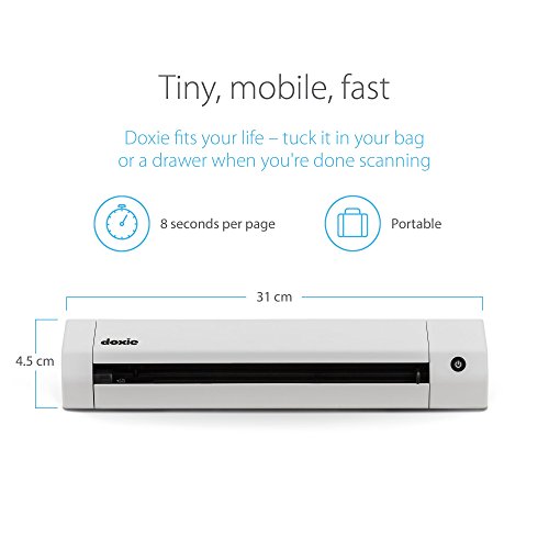 Doxie Go SE Wi-Fi - The Smarter Wi-Fi Scanner with Rechargeable Battery & Amazing Software (Renewed)