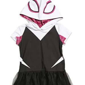 Marvel Spider-Man Spider-Gwen Ghost Spider Little Girls Cosplay T-Shirt and Leggings 7-8