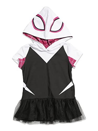 Marvel Spider-Man Spider-Gwen Ghost Spider Little Girls Cosplay T-Shirt and Leggings 7-8