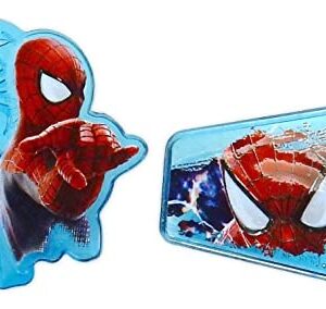 Spiderman Web-Slinger Rings, 12 Pack Cupcake Toppers, Two Designs, Party Favors.