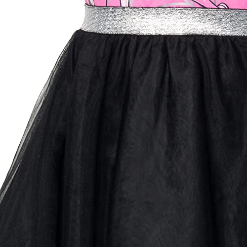 Marvel Spider-Man Spider-Gwen Ghost Spider Big Girls Mesh Cosplay Tulle Dress Pink 10-12